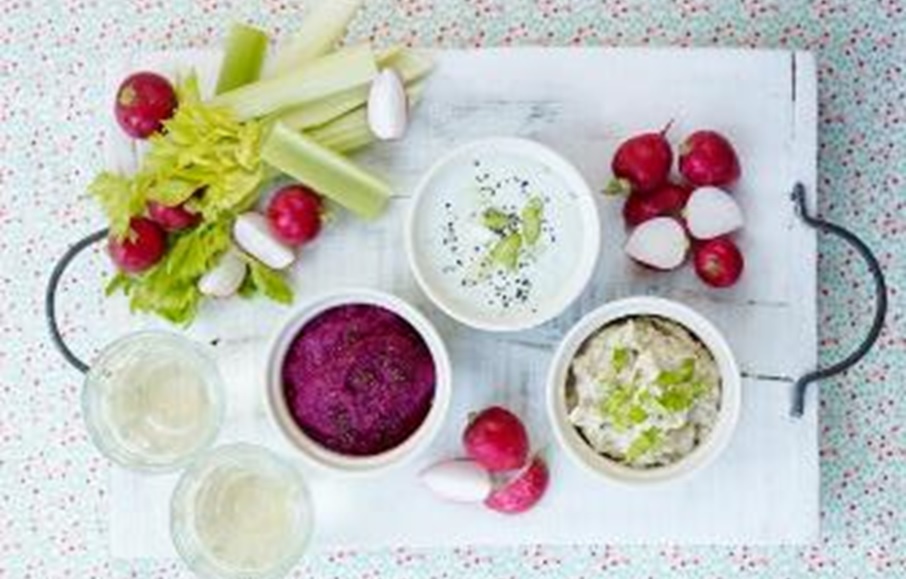 Trio of spring onion dips - Mature Times