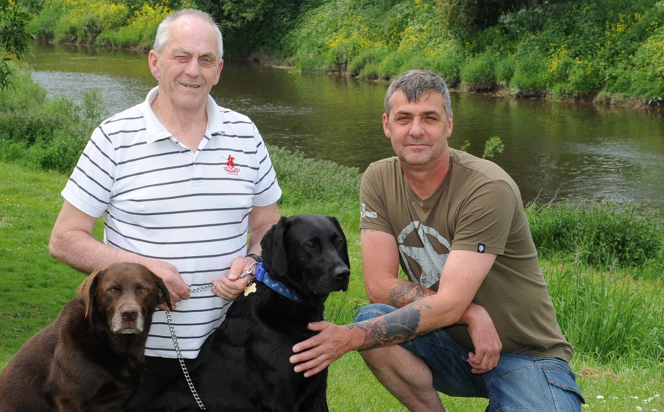 Hero dog saves drowning owner by jumping in river and pulling him to ...