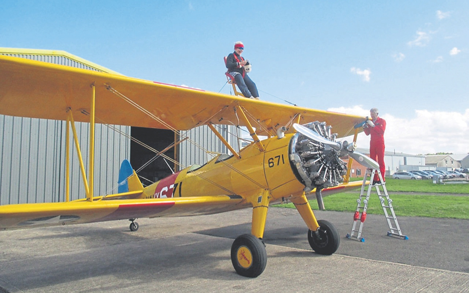 A daring 87-year-old has become Britain’s oldest female wing-walker ...