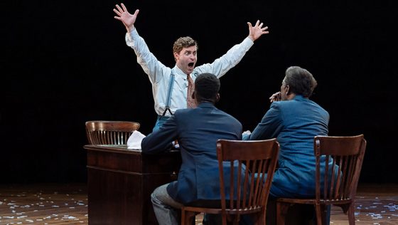 Ewan Wardrop and the cast of The American Clock at The Old Vic. Photos ...